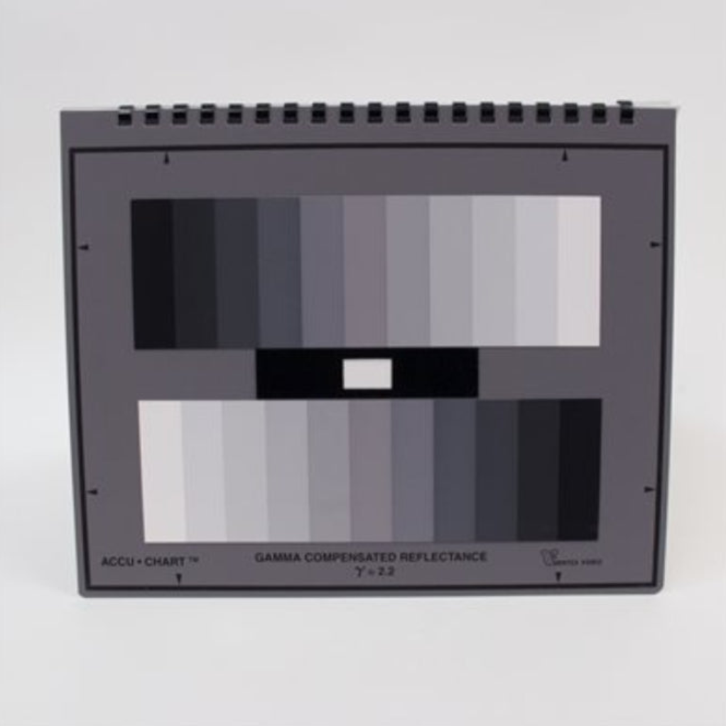 Charte degrade de gris (accu chart) vertex video Charte degrade de gris (accu chart) vertex video